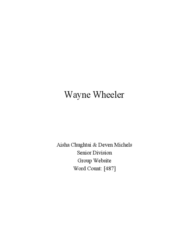 Wayne Wheeler: Aisha Chughtai & Deven Michels Senior Division Group ...