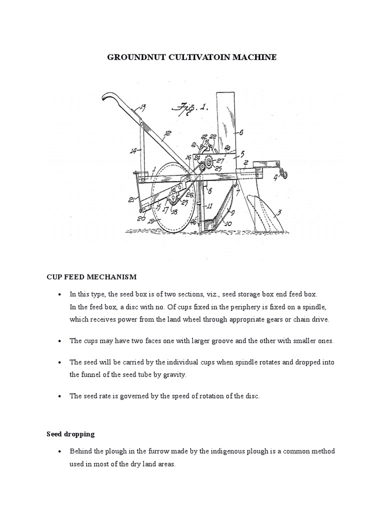 Groundnut Cultivation Machine Guide | PDF