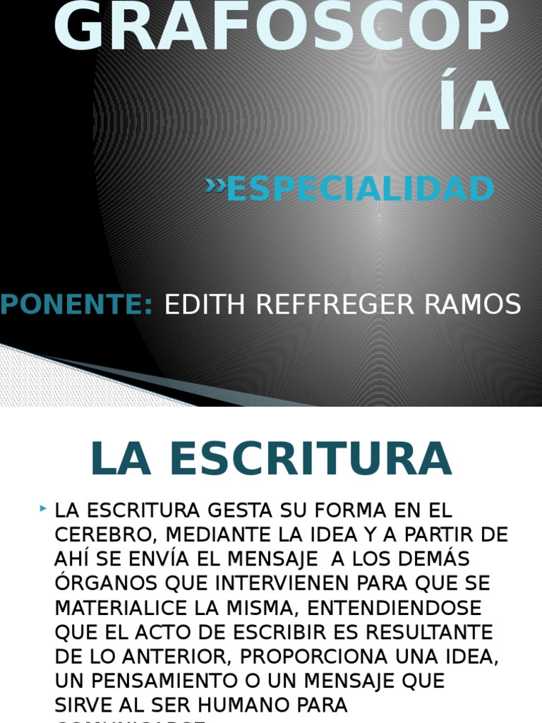 Grafoscopia | Alfabeto | Grafología