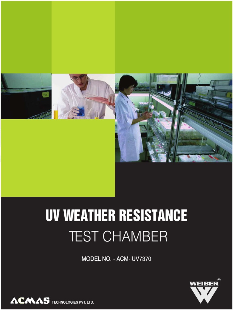 Uv Weather Resistance Test Chamber | PDF | Ultraviolet | Building ...