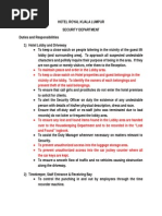 SOP - Security | PDF | Security Guard | Security