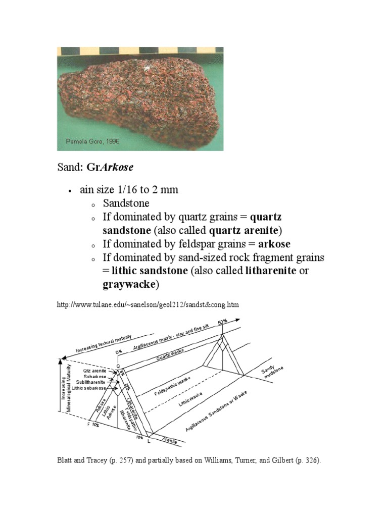 Arkose | PDF | Sandstone | Stone