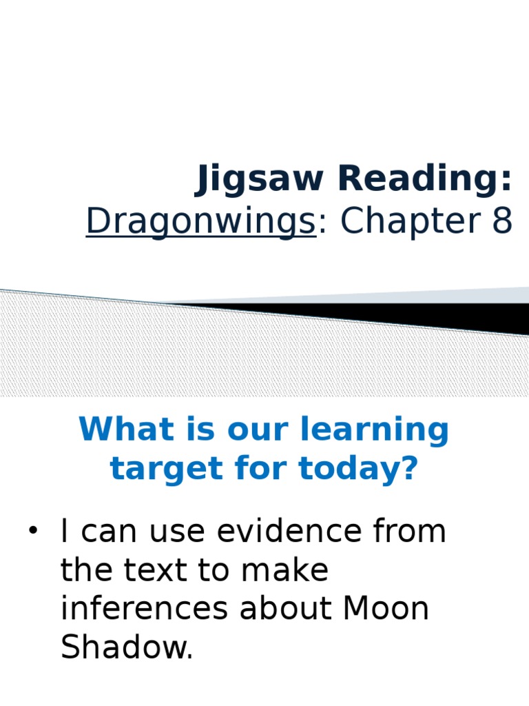 Dragonwings - Jigsaw | PDF | Career & Growth | Language Arts & Discipline