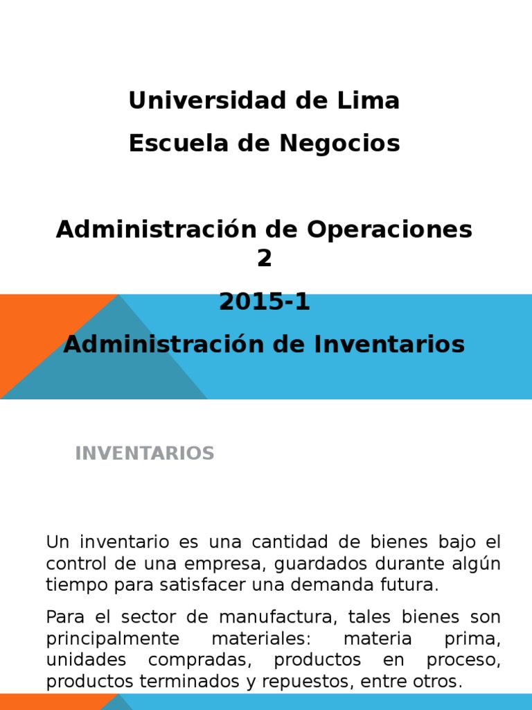 Inventarios-Reposición Instantanea | PDF | Inventario | Producción y ...