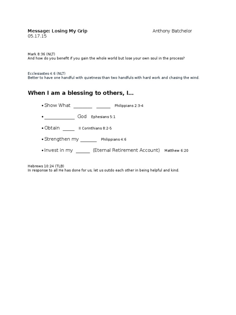 Losing My Grip | PDF