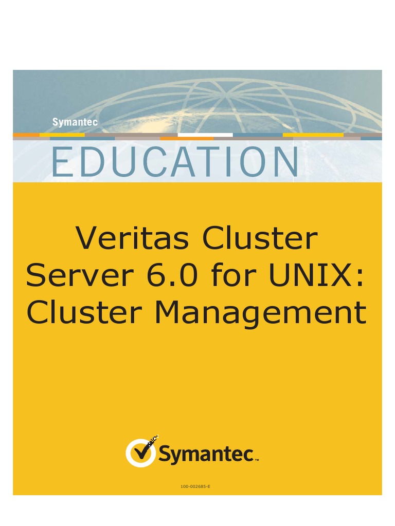 68 Veritas Cluster Server 60 For Unix Cluster Management Pdf Computer Cluster Online And 