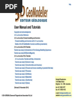 GeoModeller Help Tutorial Intro | PDF | Technical Support | Geology