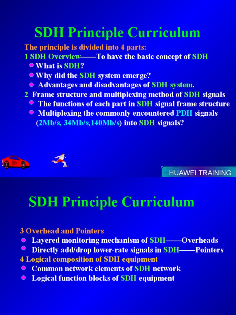 SDH Principle | PDF | Data Transmission | Physical Layer Protocols