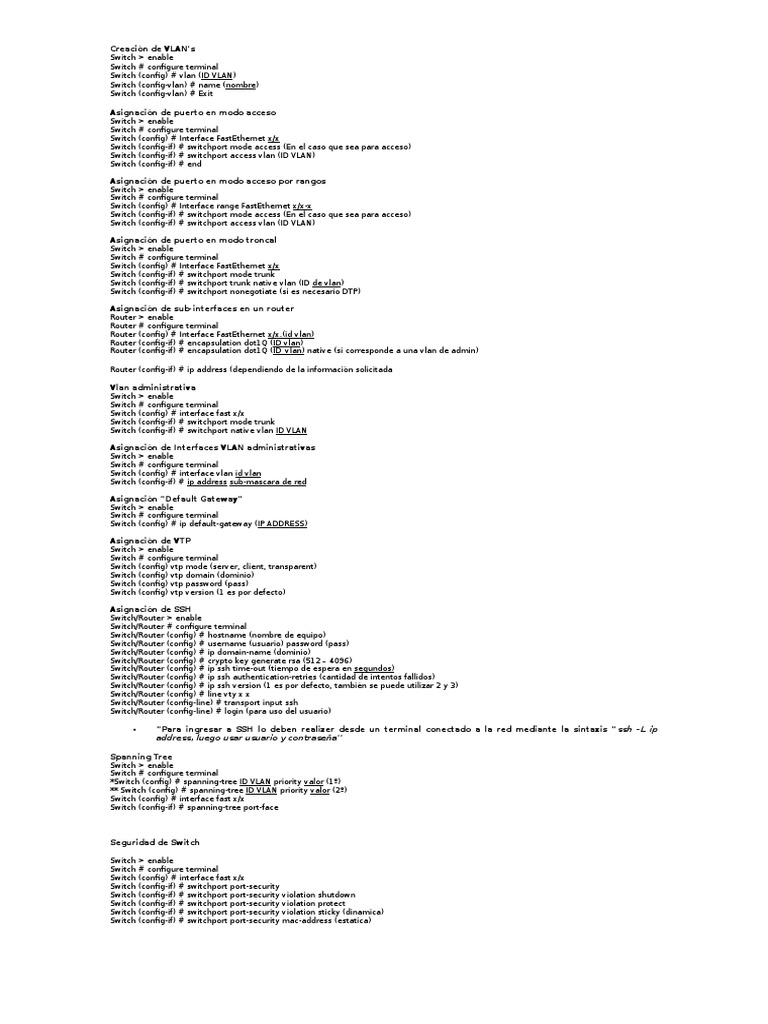 Comandos CCNA3 4 | PDF | Enrutador (Computación) | Yo Pv6