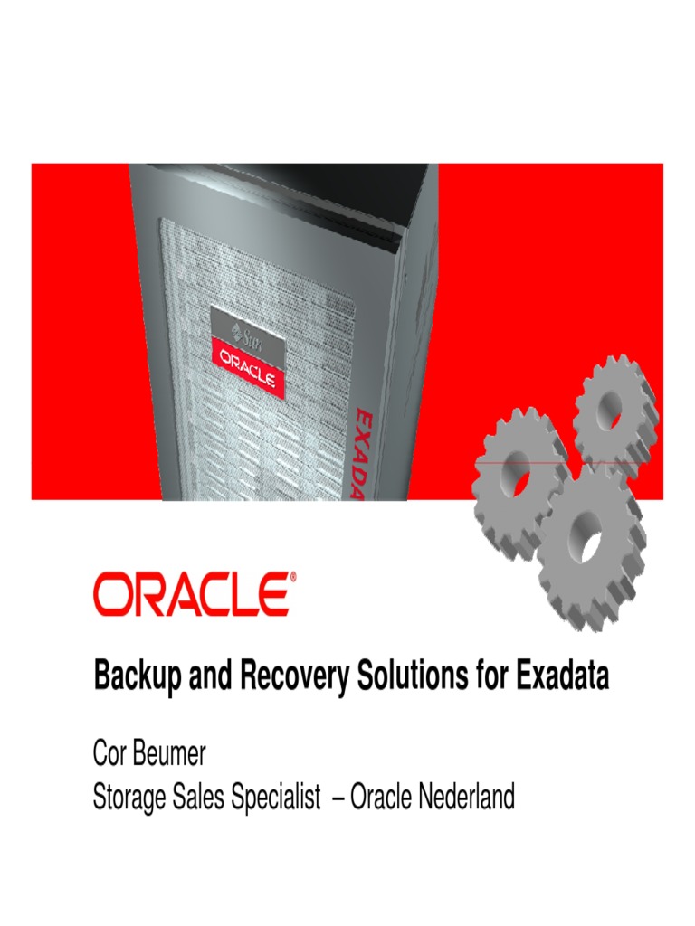 Exadata Backup | PDF | Backup | Disaster Recovery