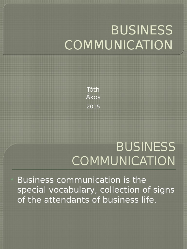 3 Business Communication | PDF | Negotiation | Leadership