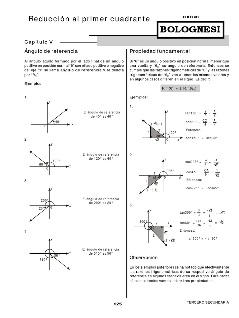 05 Trigo 3ro Iv B | PDF | Trigonometría | Seno