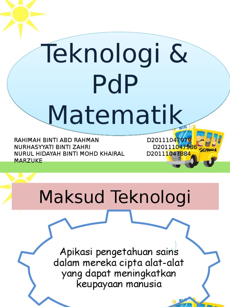 Penggunaan Teknologi Dalam PDP Matematik I | PDF