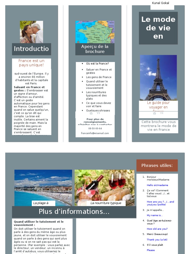 French Brochure Kunal | PDF