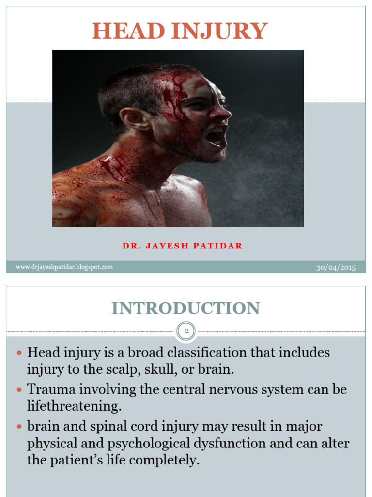Head Injury | Traumatic Brain Injury | Human Head And Neck