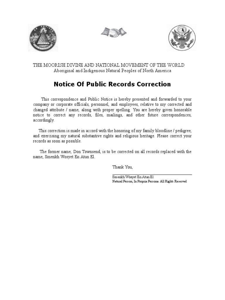 3 - Records Correction | PDF