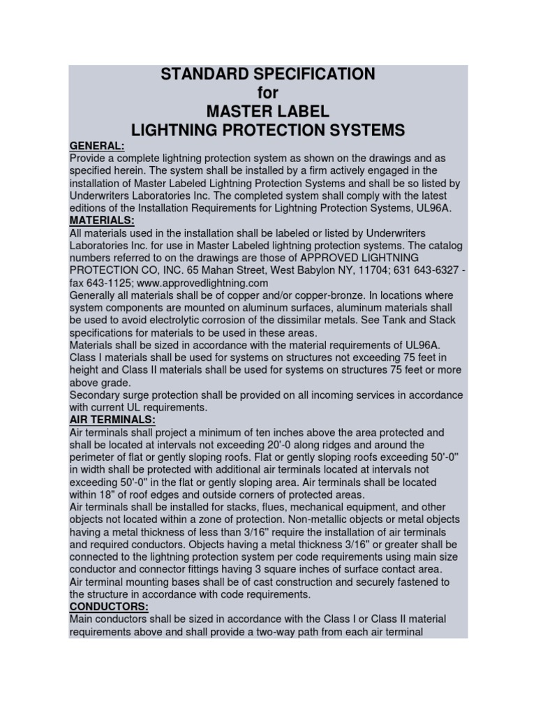 Standard Specification | PDF | Electrical Conductor | Framing ...