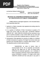 Application For New Certificate of Public Convenience (CPC) | PDF ...