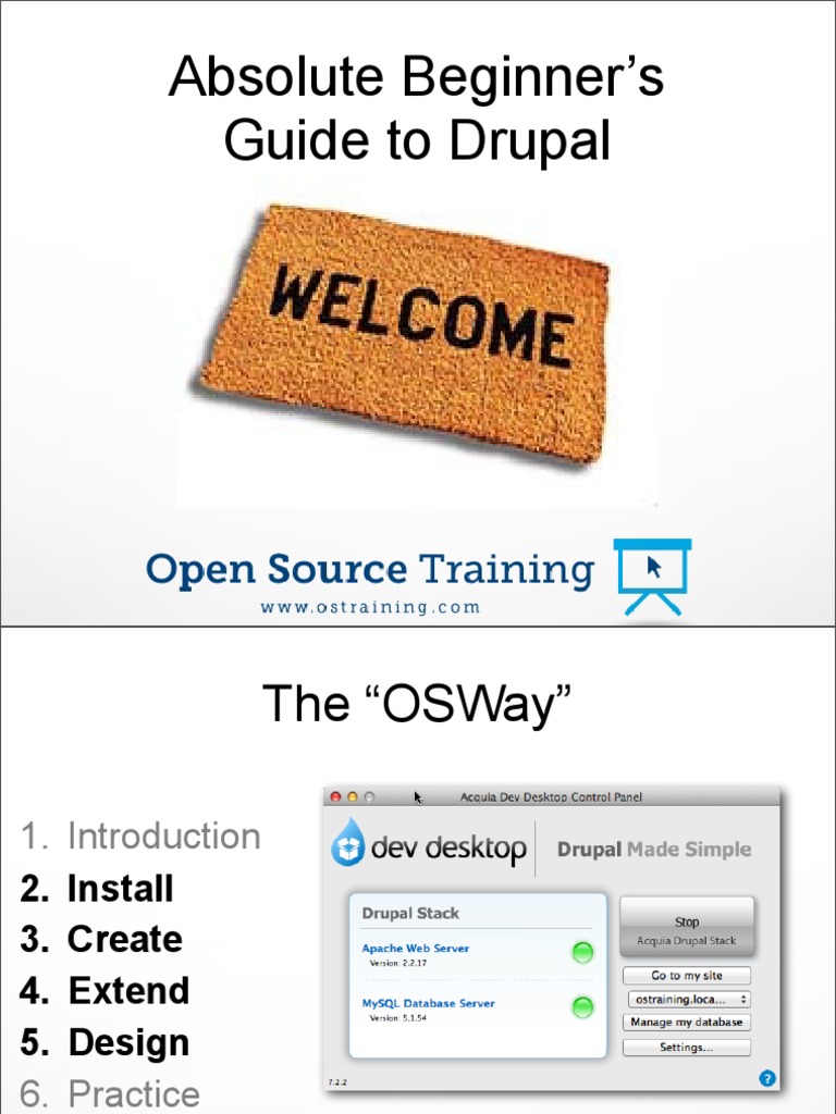 Absolute Beginners Guide | PDF | Drupal | Websites