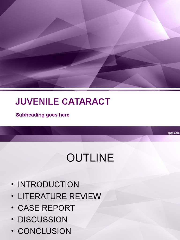 Juvenile Cataract | PDF | Cataract | Ophthalmology