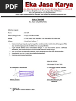 Format Hand Over Pekerjaan | PDF