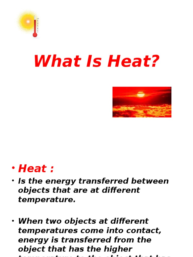 Understanding Heat Transfer and Energy | PDF