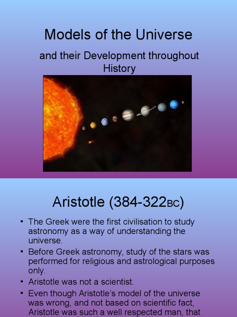 Models of The Universe | Download Free PDF | Heliocentrism | Galileo Galilei