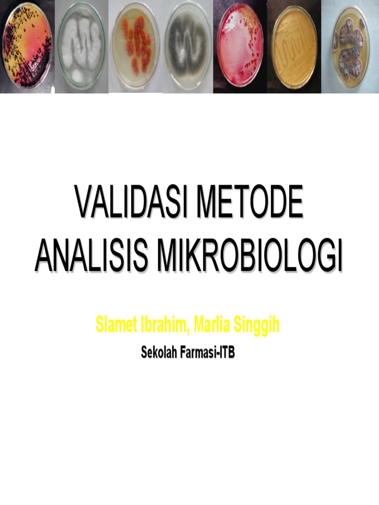 Validasi Metode Analisis Mikrobiologi Rev | PDF