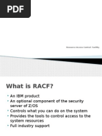 RACF Commands and Dataset Access Guide | PDF | Computing | Software