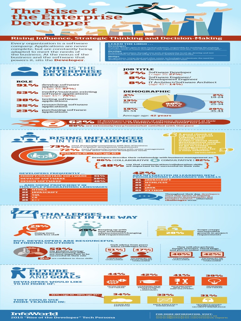 The Rise of The Developer Infographic | PDF | Software Development ...