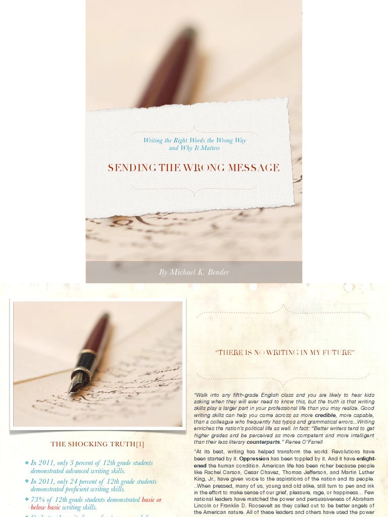 Writing Is Not Just For Writers | PDF | National Assessment Of ...