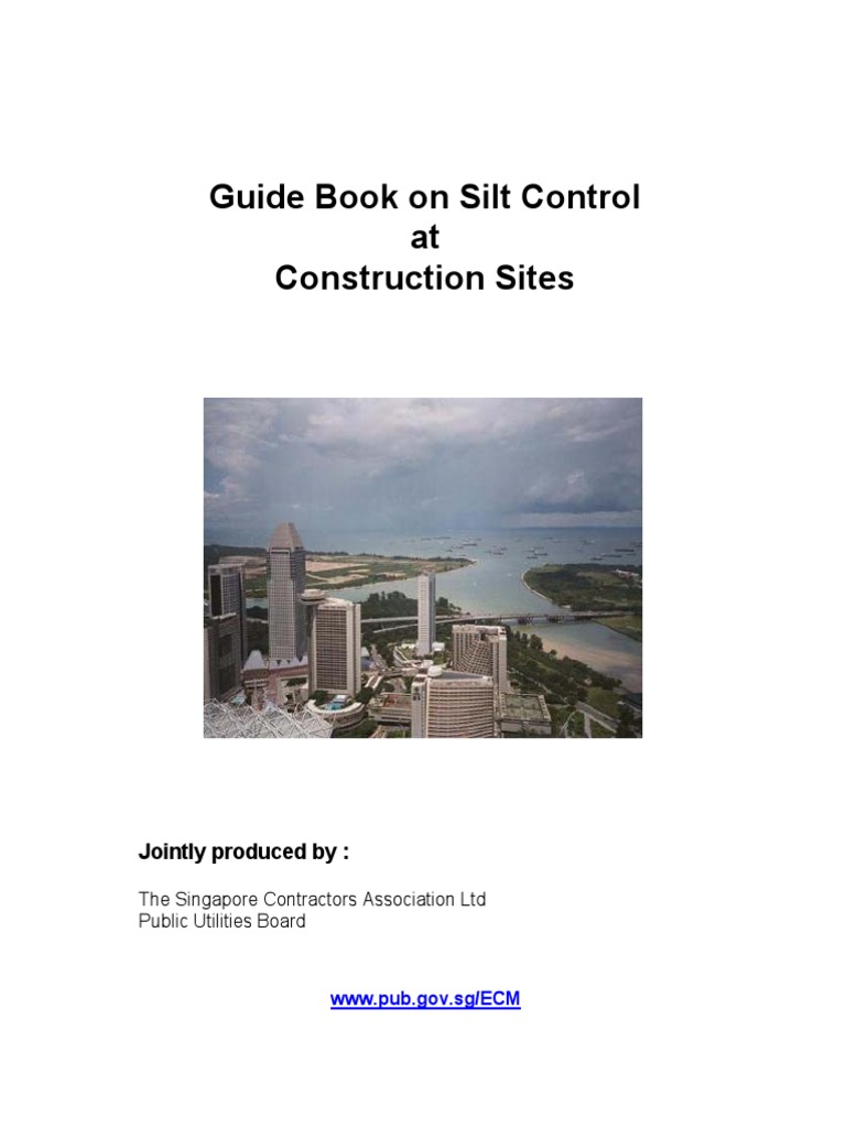 Silt Control Guide | PDF | General Contractor | Drainage