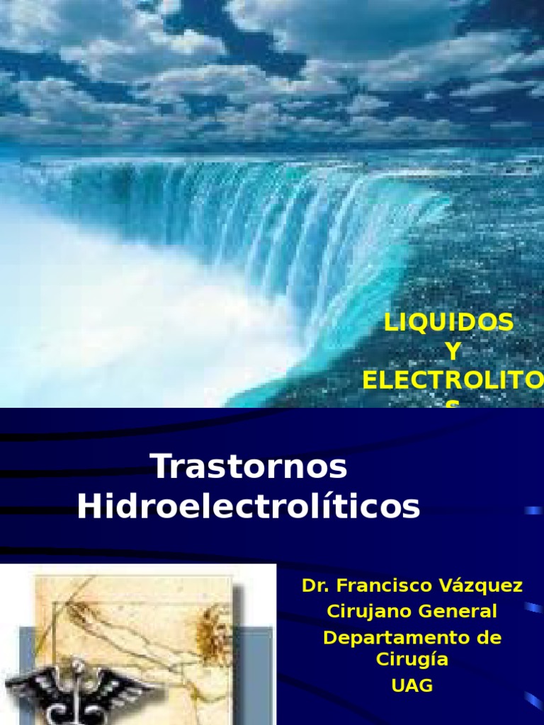 Trastornos Hidroelectrolíticos: Generalidades y Enfoque en el Diagnóstico y Tratamiento | PDF ...