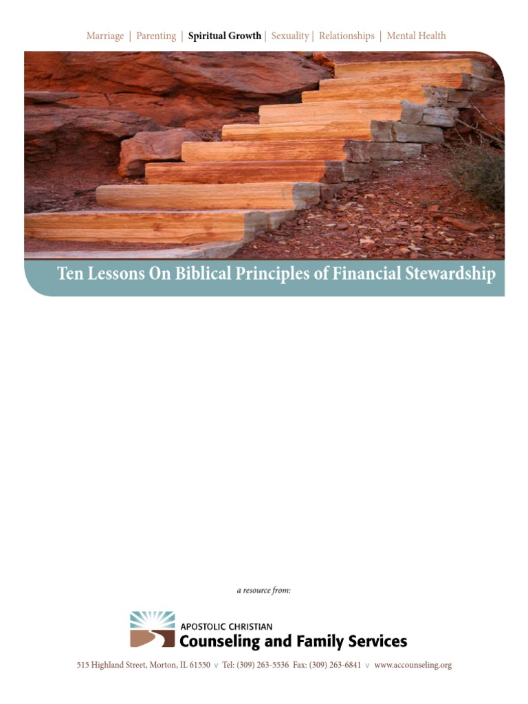 Ten Lessons on Biblical Principles of Financial Stewardship | Debt | Jesus
