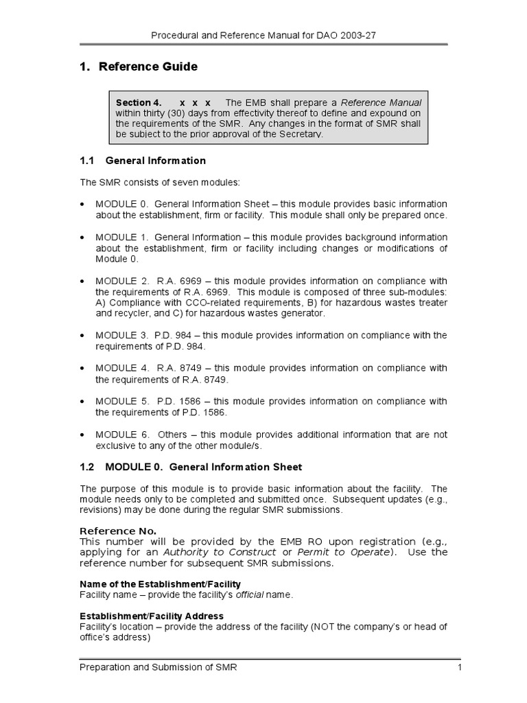 SMR Format | PDF | Waste Management | Waste
