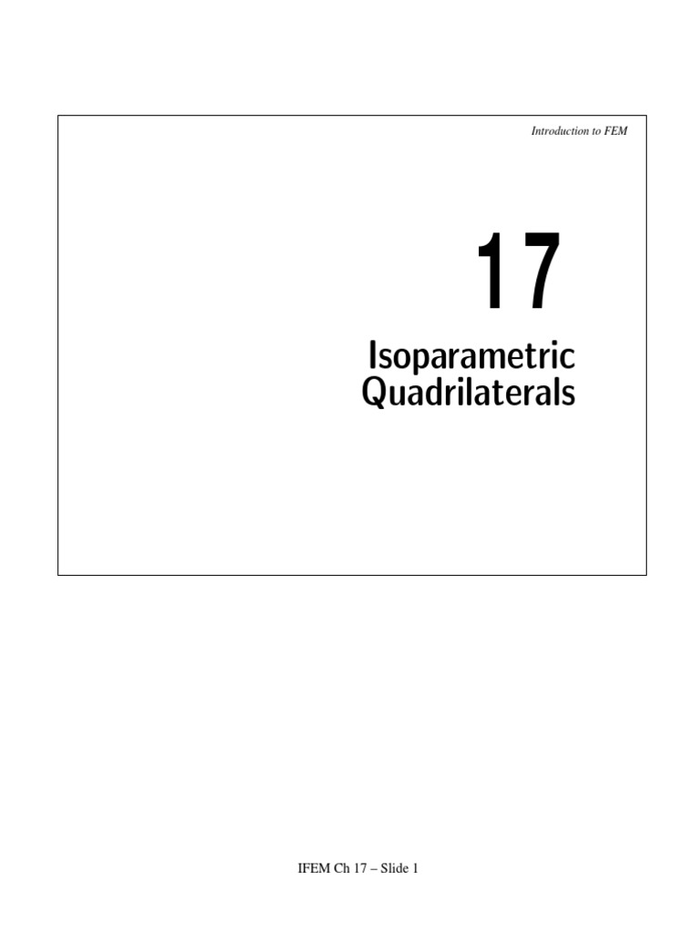 IFEM ch17 Slides | PDF | Finite Element Method | Matrix (Mathematics)