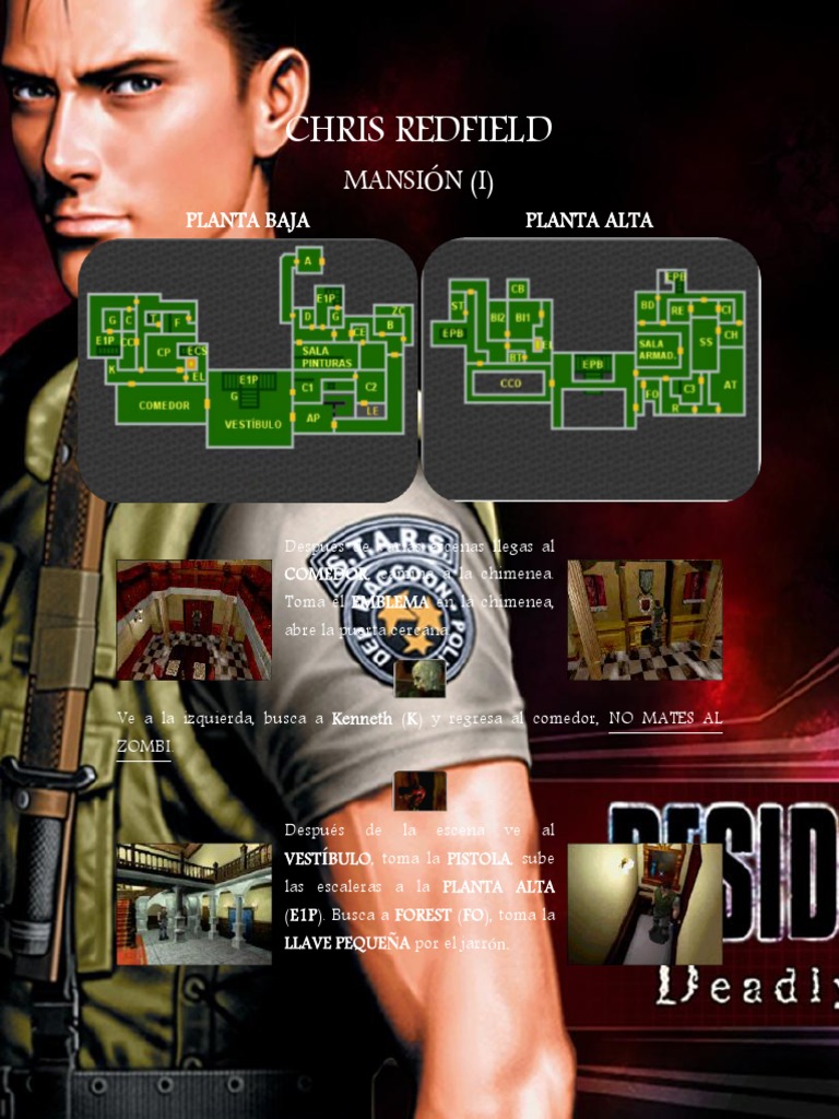 Resident Evil DS - Chris Redfield | PDF | Munición | Ascensor