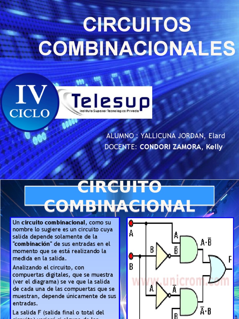 Circuito Combinacionales | PDF | Puerta lógica | Matemáticas De La Computación