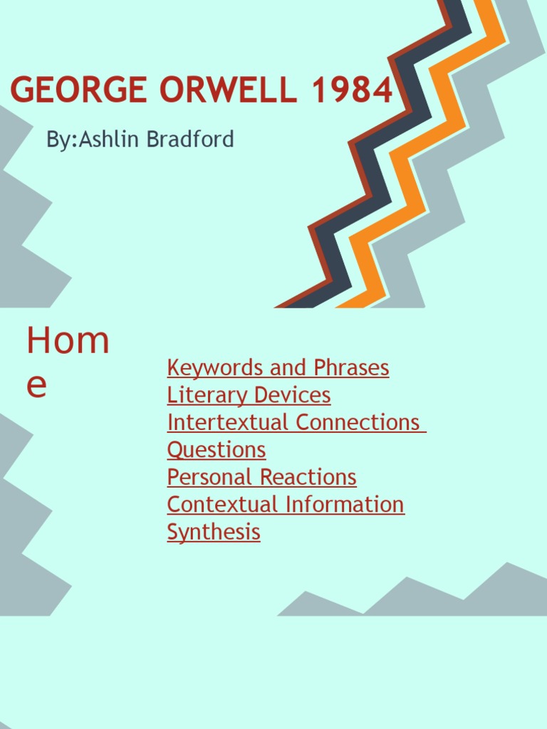 1984 Literary Analysis-Digital Protfolio | PDF | Emotions