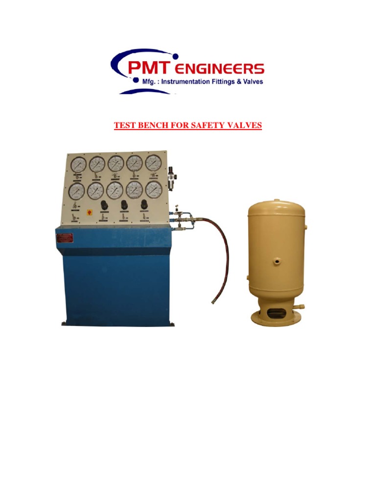 Test Bench For Safety Valve | Pressure | Valve