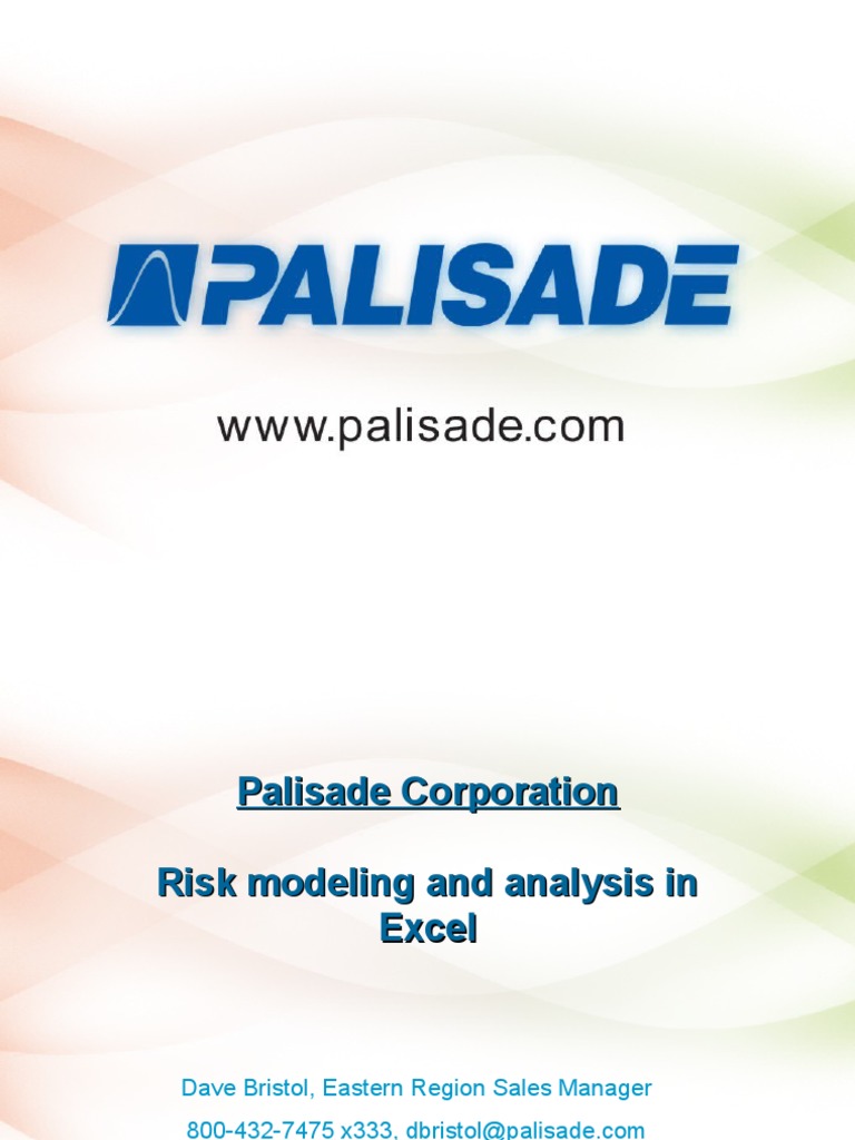 Palisade Risk ASQVT1 | PDF | Statistics | Microsoft Excel