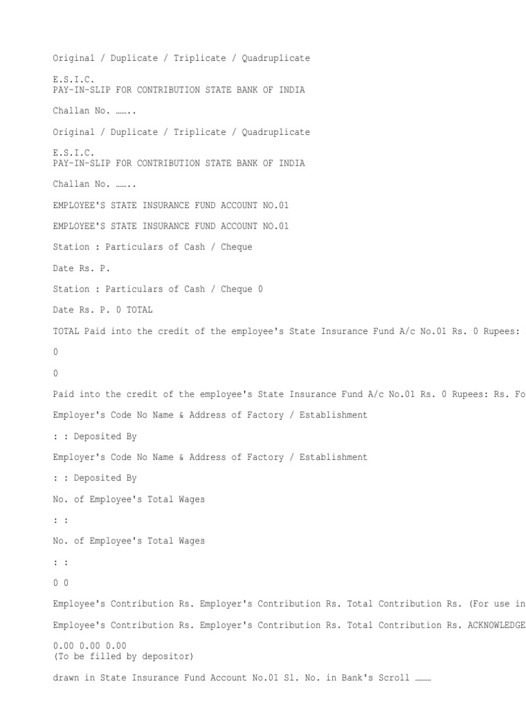 Original / Duplicate / Triplicate / Quadruplicate | PDF | Rupee ...