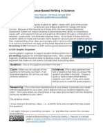CER Sentence Starters | PDF