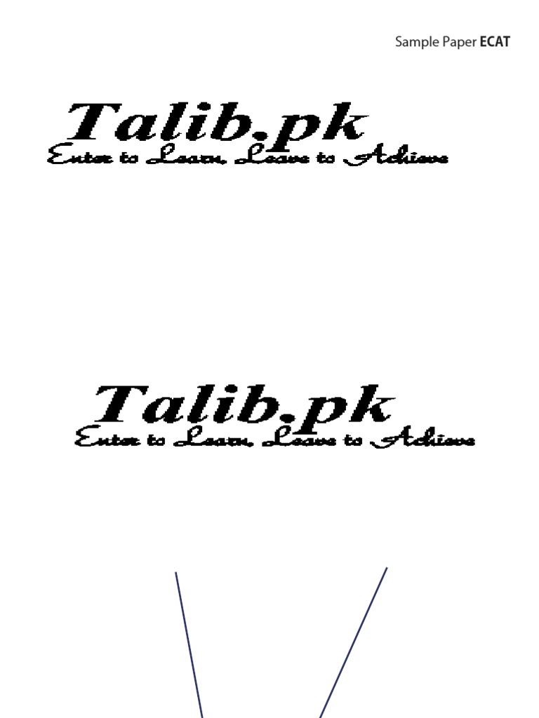 UET Lahore Entry Test Sample Paper | Download Free PDF | Proteins ...