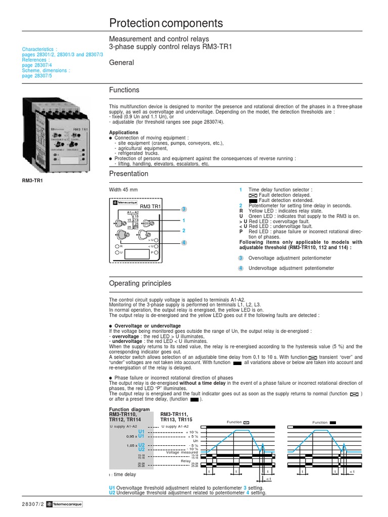RM3 TR1 | PDF | Relay | Components