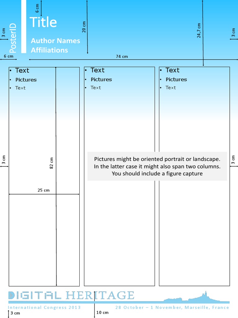A0 Poster Design Template Guide | PDF | Art