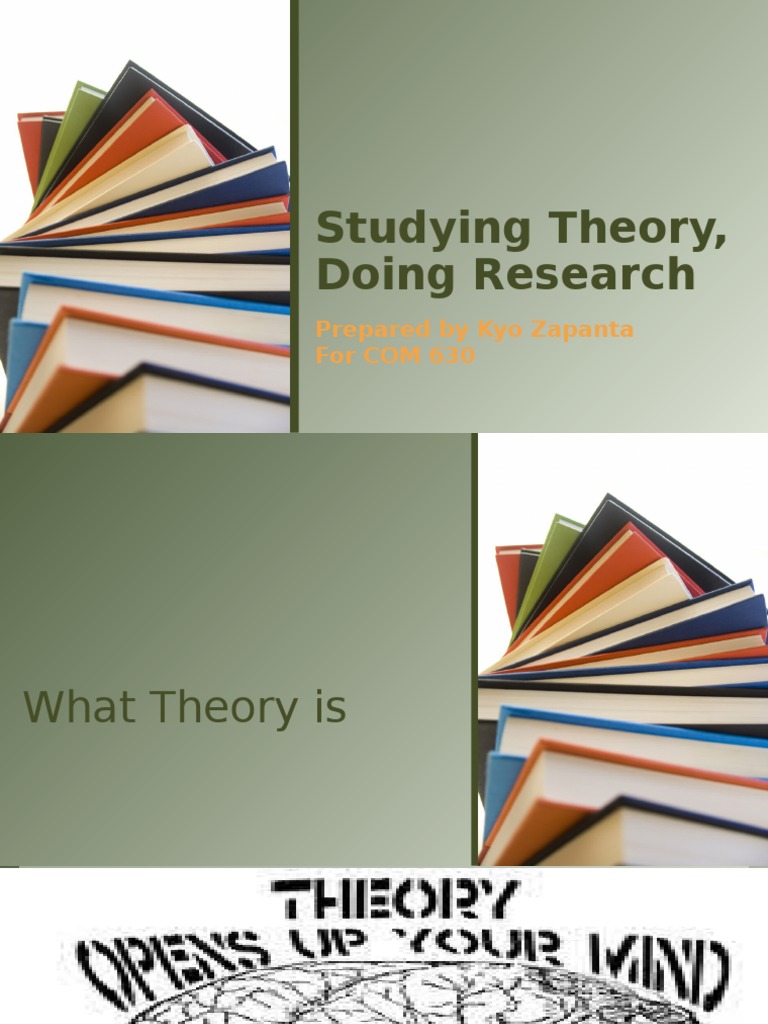 Studying Theory and Doing Research2 | PDF | Quantitative Research | Theory