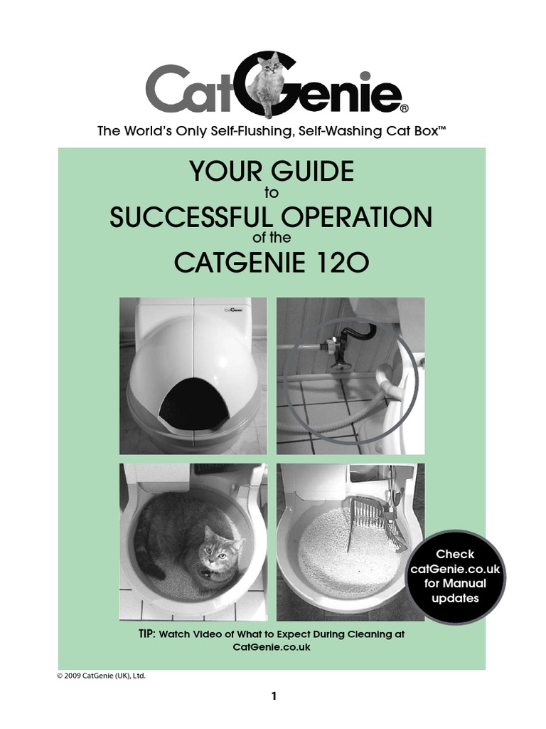 Catgenie 120 | PDF | Washing Machine | Toilet