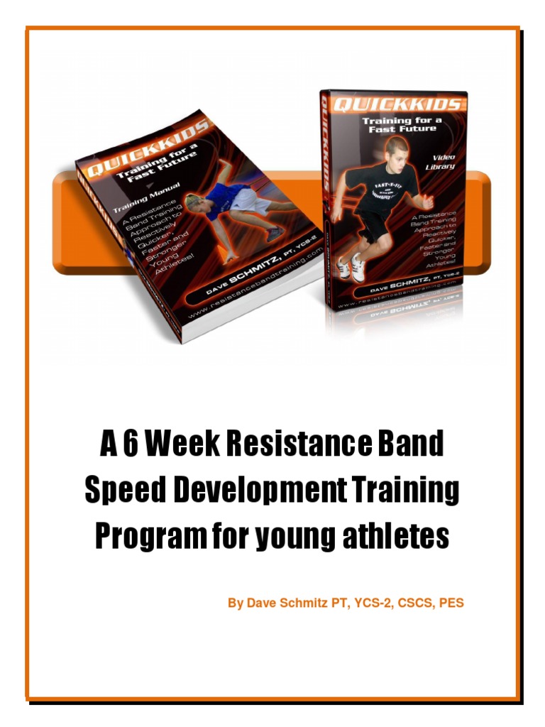 6 Week Youth Speed Program Revised | PDF | Strength Training | Acceleration