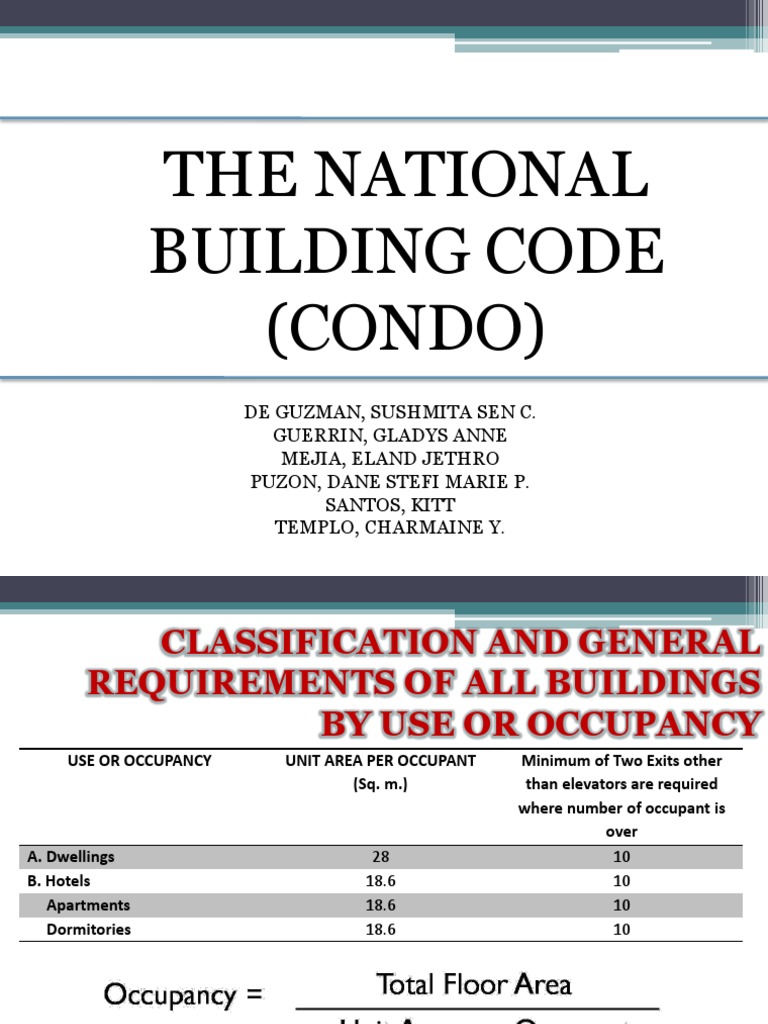 Building Code Philippines | PDF | Stairs | Architectural Elements